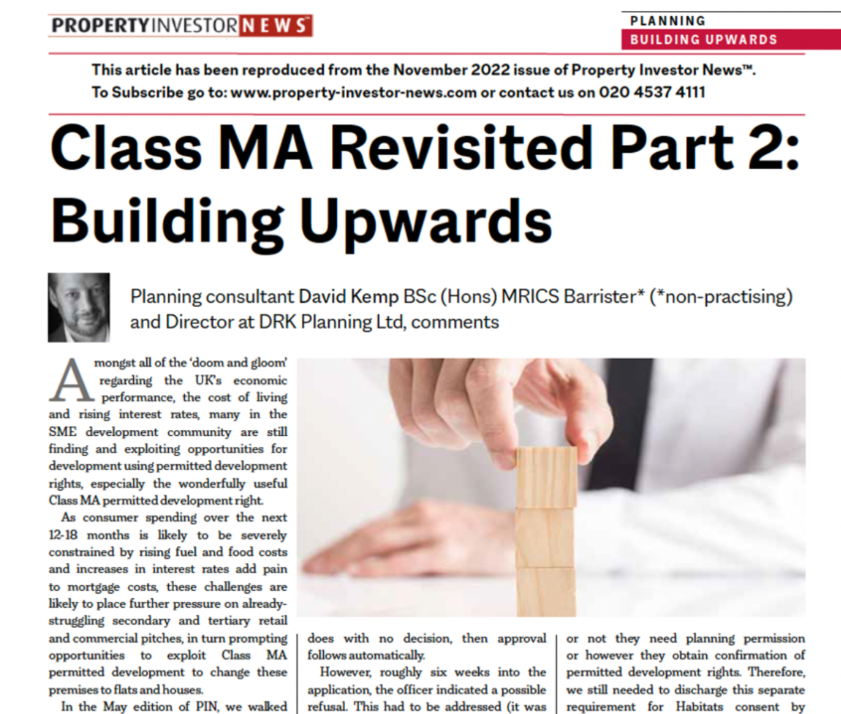 Articles & Media - DRK Planning